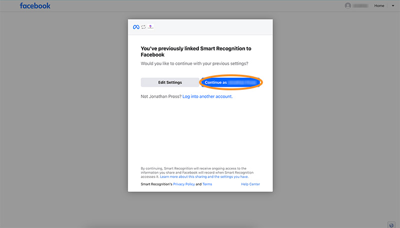 Facebook - Smart Recognition